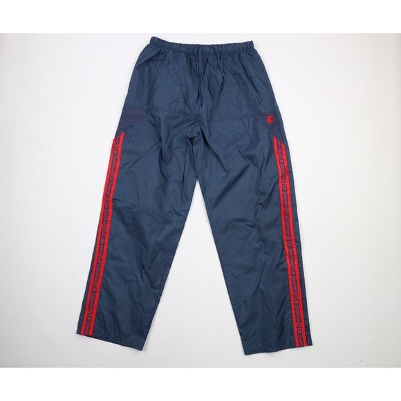 STARTER | Pants | Vintage 9s Starter Mens Large Nylon Spell Out Wide ...